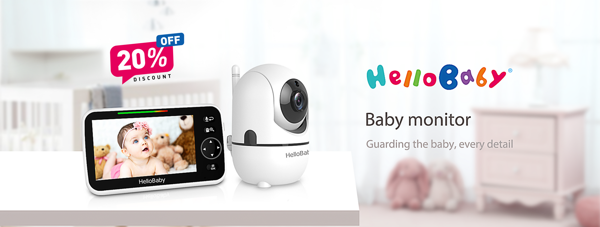 HelloBaby video monitor : This is the Baby Monitor a New Mom need!