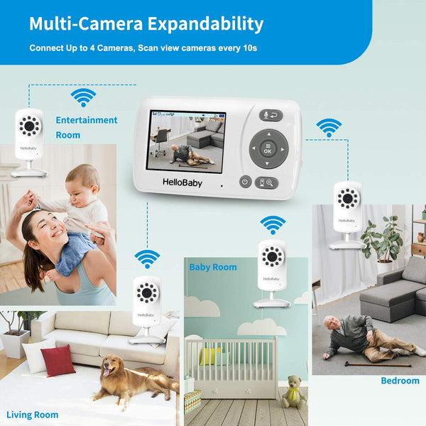 Hellobaby HB30 Video Baby Monitor – HelloBaby