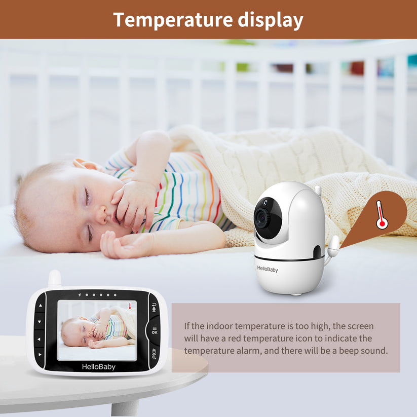HelloBaby monitor HB65 | Video Baby Monitor with Camera | Hellobaby
