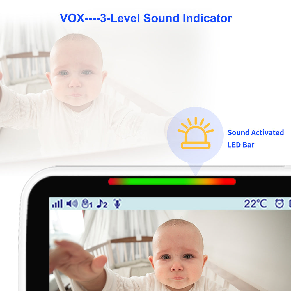 HelloBaby HB6550Pro Video Baby Monitor